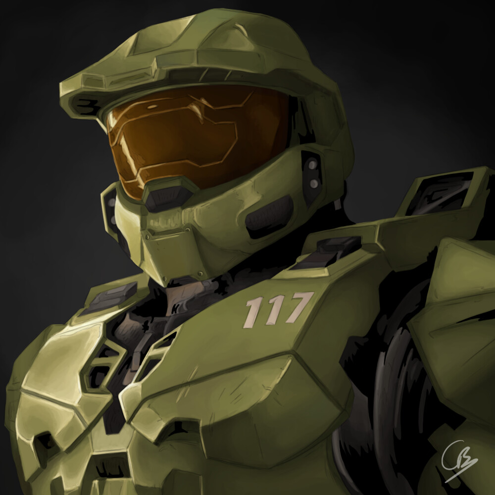 ArtStation - Halo Master Chief - Illustration