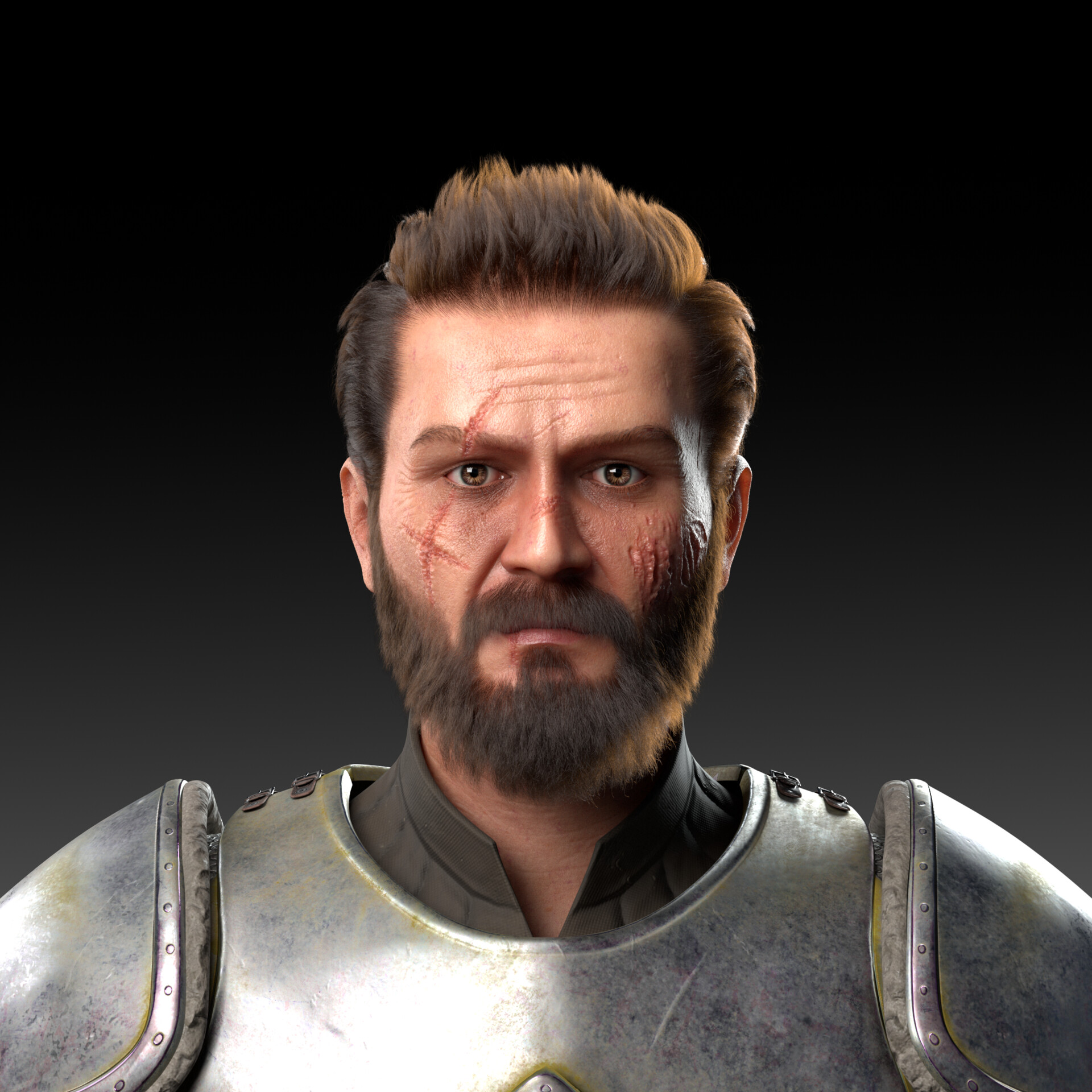 ArtStation - Knight 3D game ready character