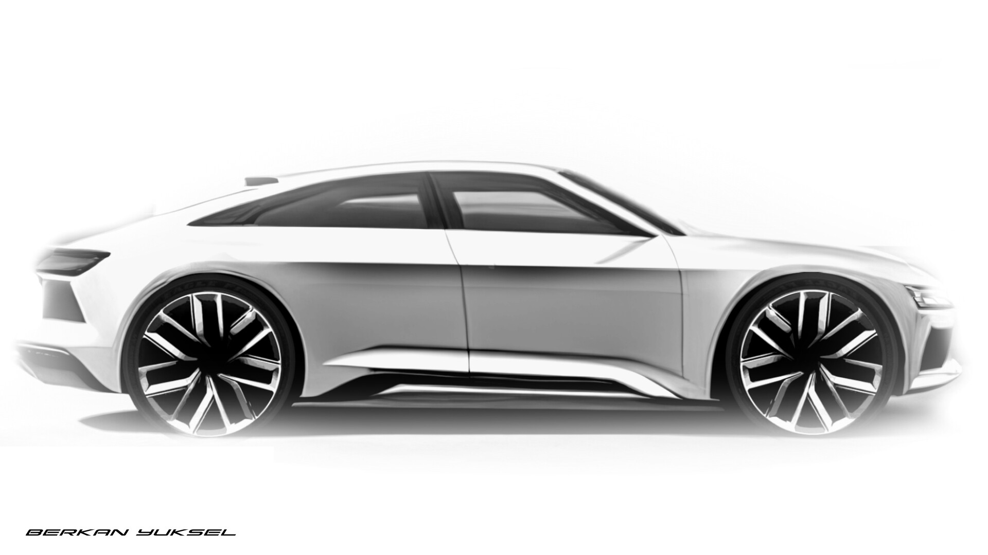 ArtStation - Audi Quattro TT Ai +Mouse rendering