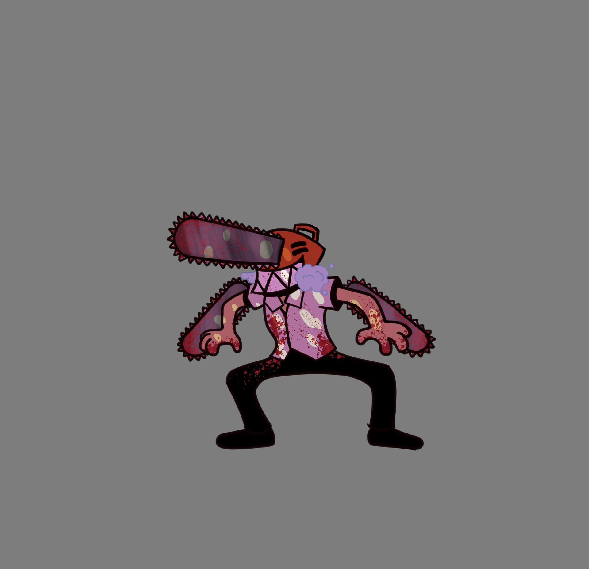 ArtStation - denji the angry man