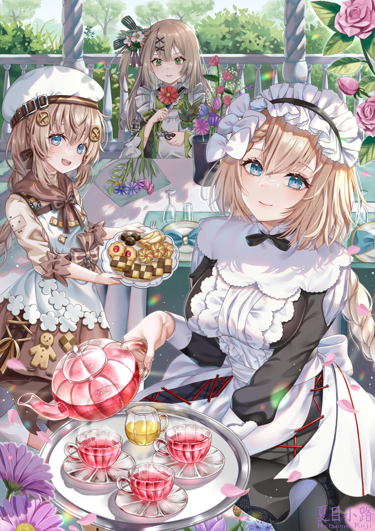 ArtStation - Centaureissi, Choco and Sakuya (Girls' Frontline: Neural Cloud)