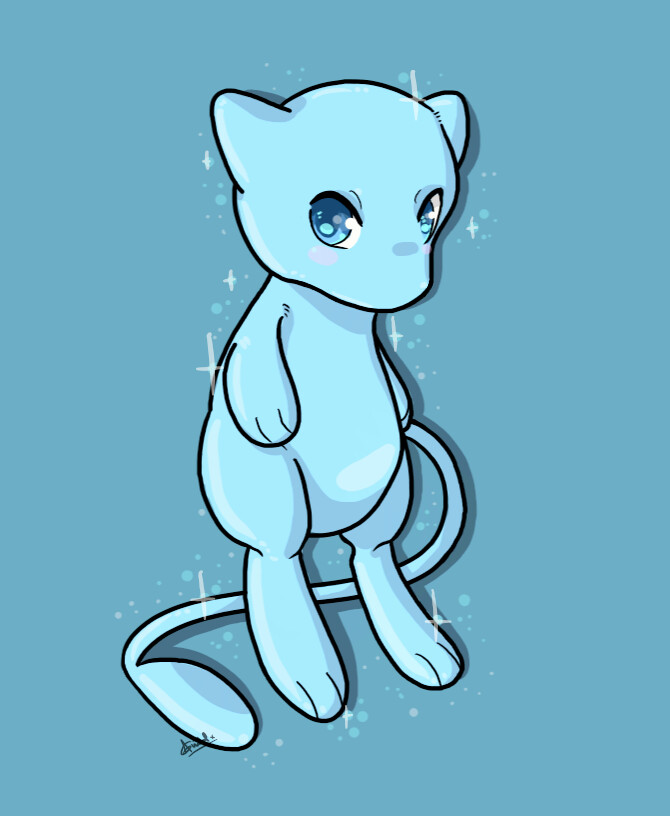 Cute Chibi Pokemon Mew