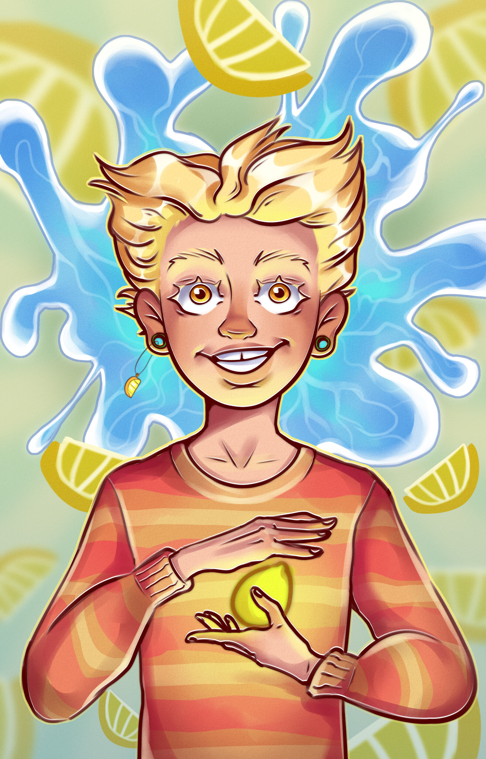 ArtStation - Lemon Boy | work for the competition