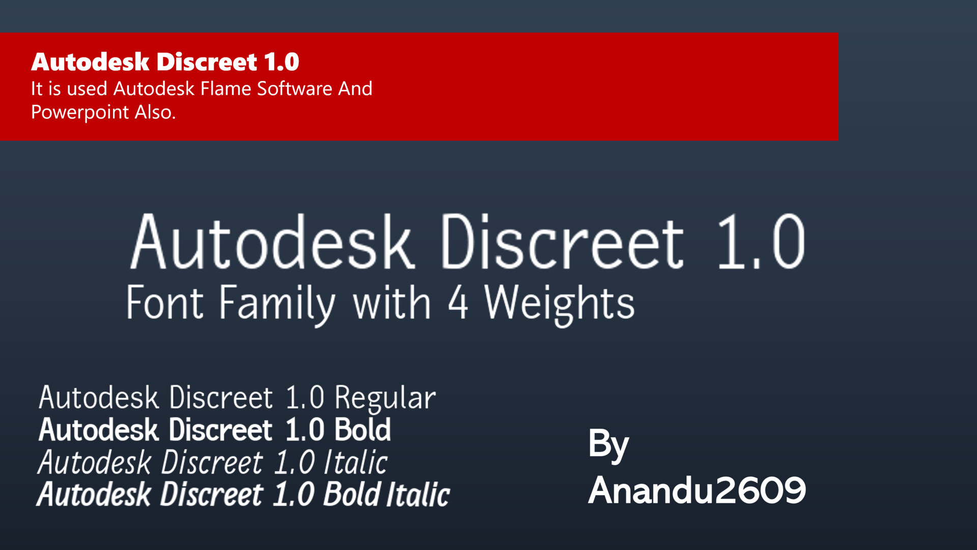 ArtStation - Autodesk Discreet 1.0