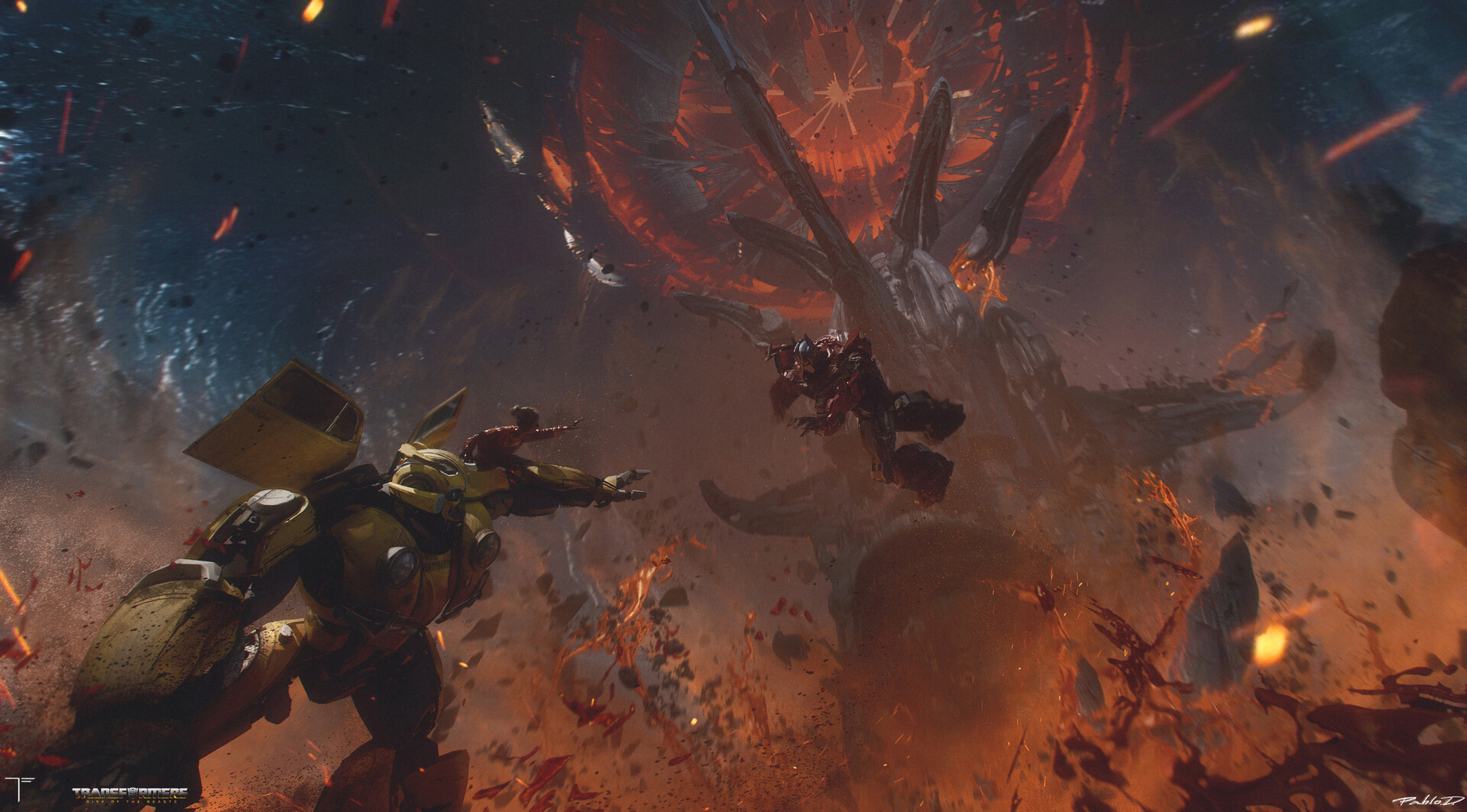 Pablo Dominguez - Transformers ROTB Volcano Keyframes and Design