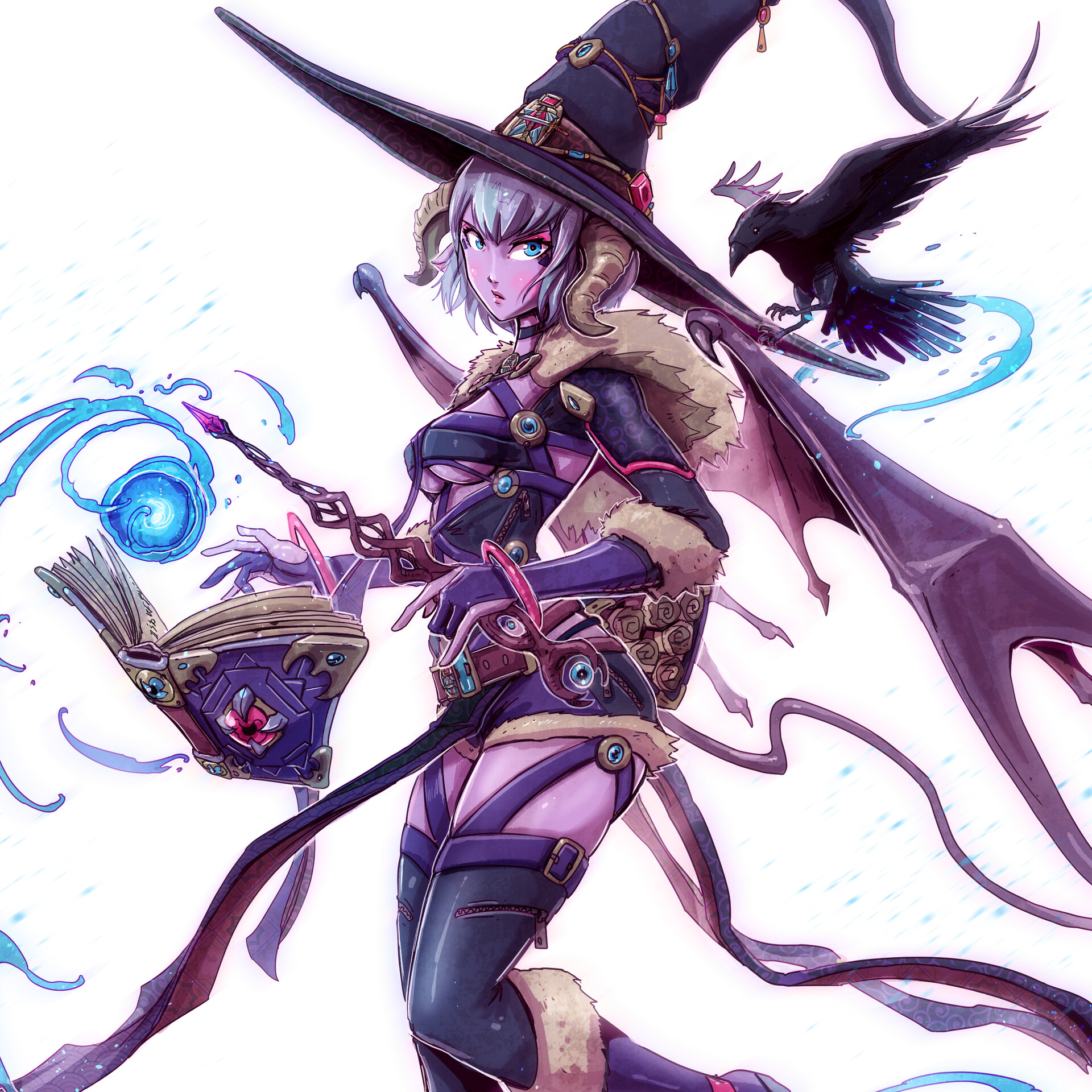 ArtStation - Demon Sucubus Mage