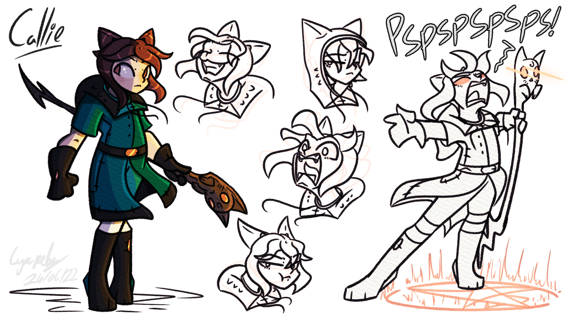 ArtStation - Nekomancer reference sheets