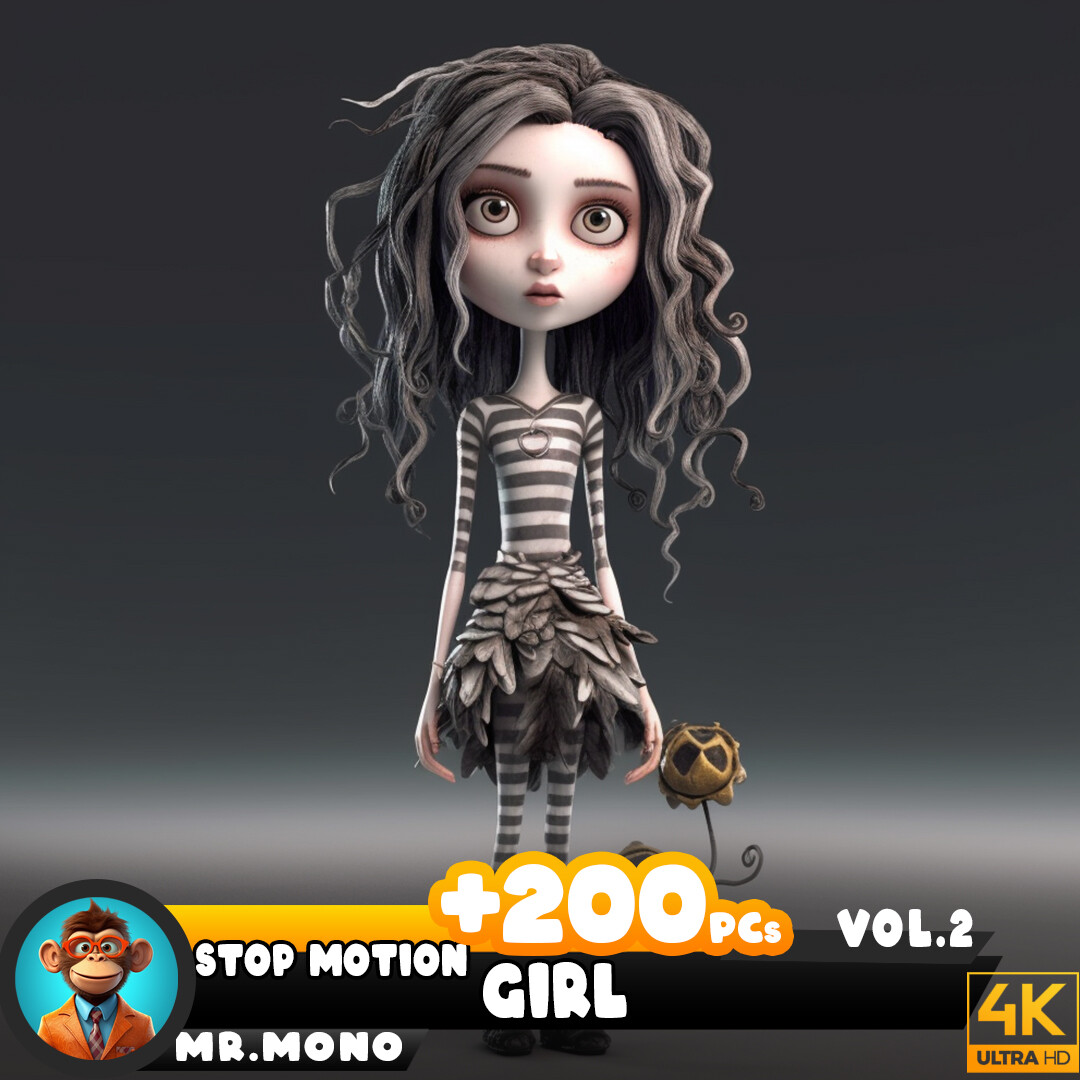 ArtStation - stop motion Girl Vol.2 | Reference Images
