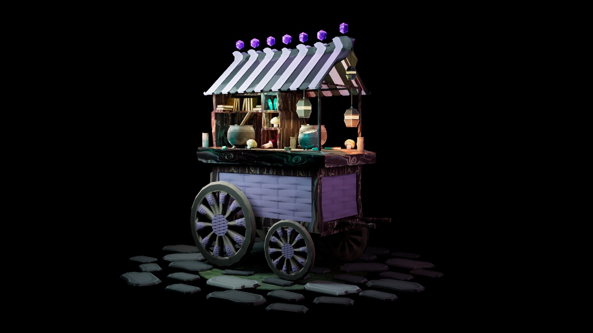 ArtStation - Magical Witch Food Cart