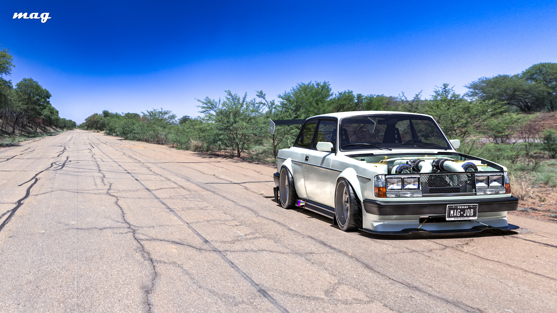 ArtStation - Volvo 242 Turbo