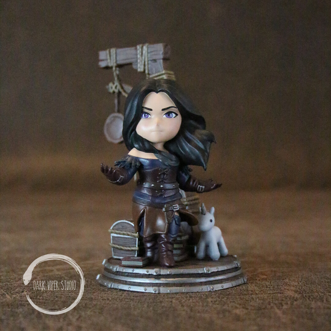 ArtStation - The Witcher 3 - Yennefer of Vengerberg Chibi