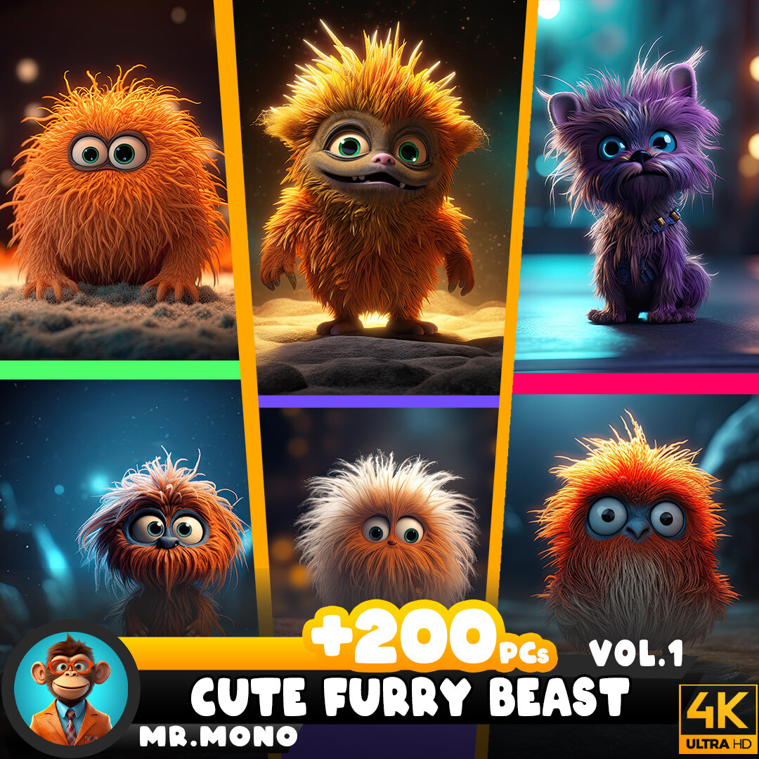 ArtStation - Cute Furry Beast Vol.1 | Reference Images for Imaginary ...