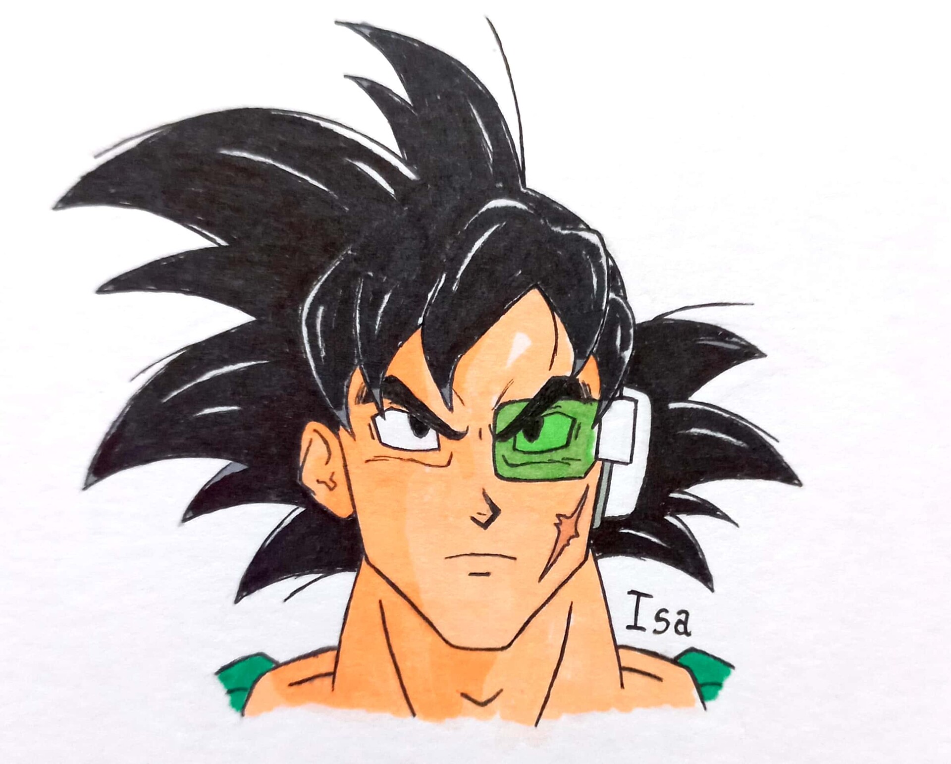 How To Draw Bardock