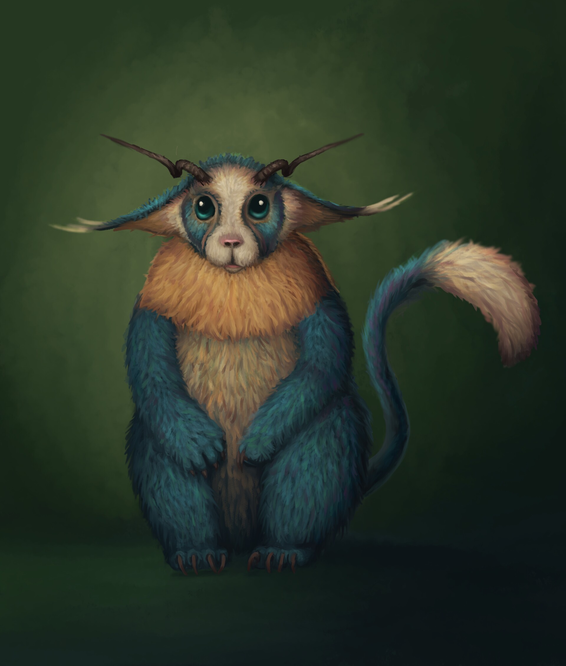 ArtStation - Gold-Crested Swamp Nubbin (Creature Design)