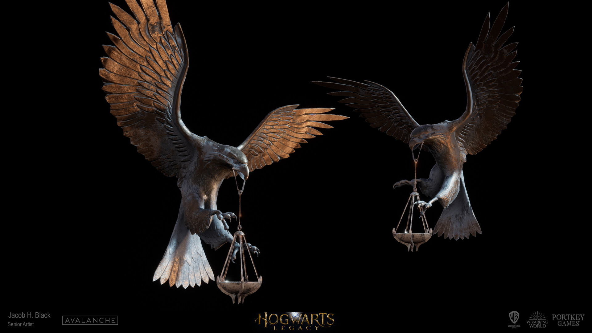 ArtStation - Great Hall Sconce for Ravenclaw