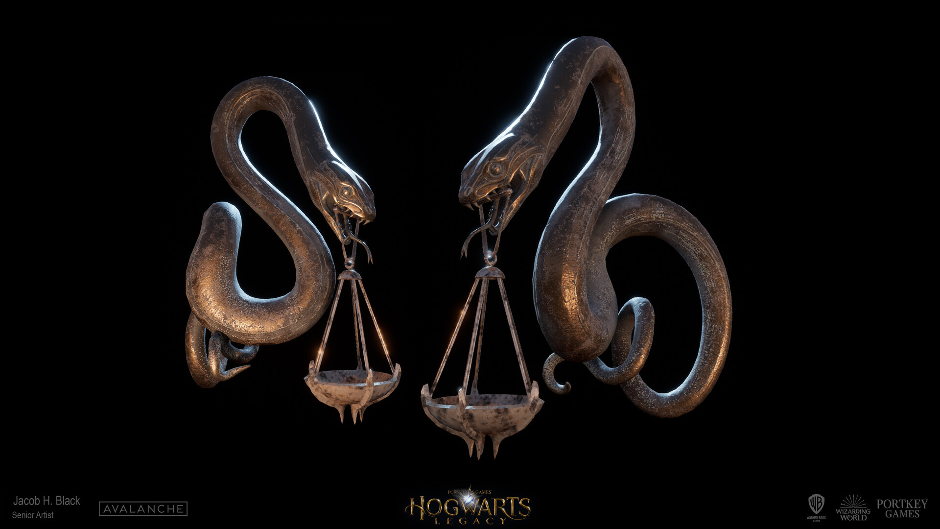 ArtStation - Slytherin Sconce for the Great Hall