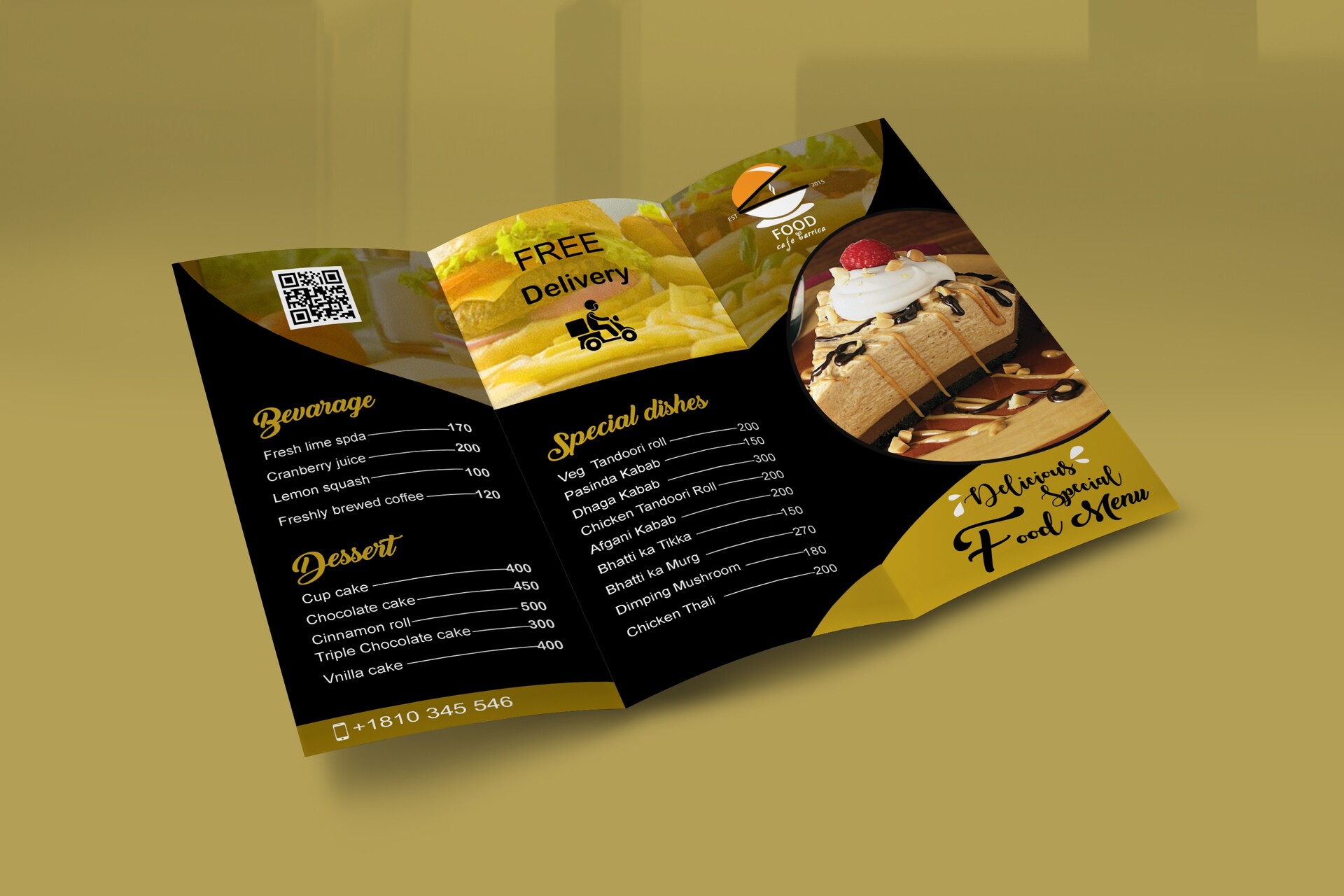 ArtStation - tri fold brochure design