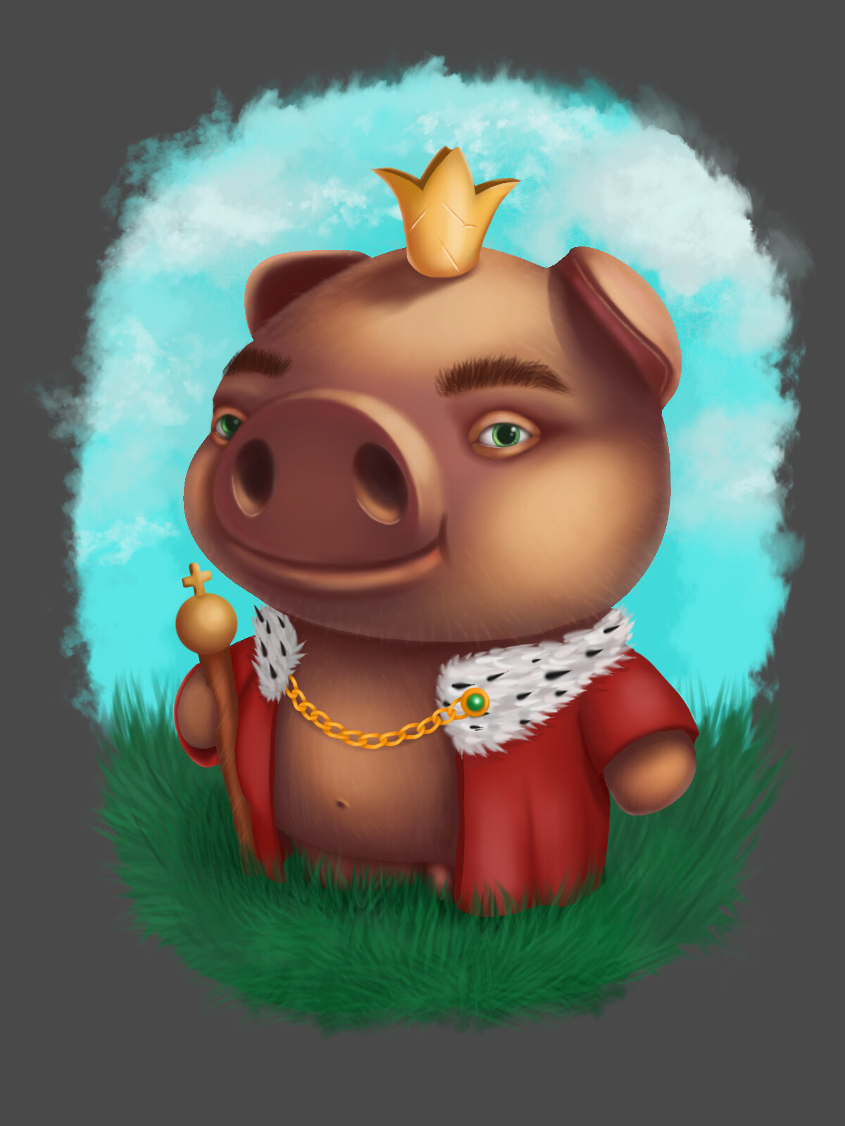 ArtStation - Piggy King