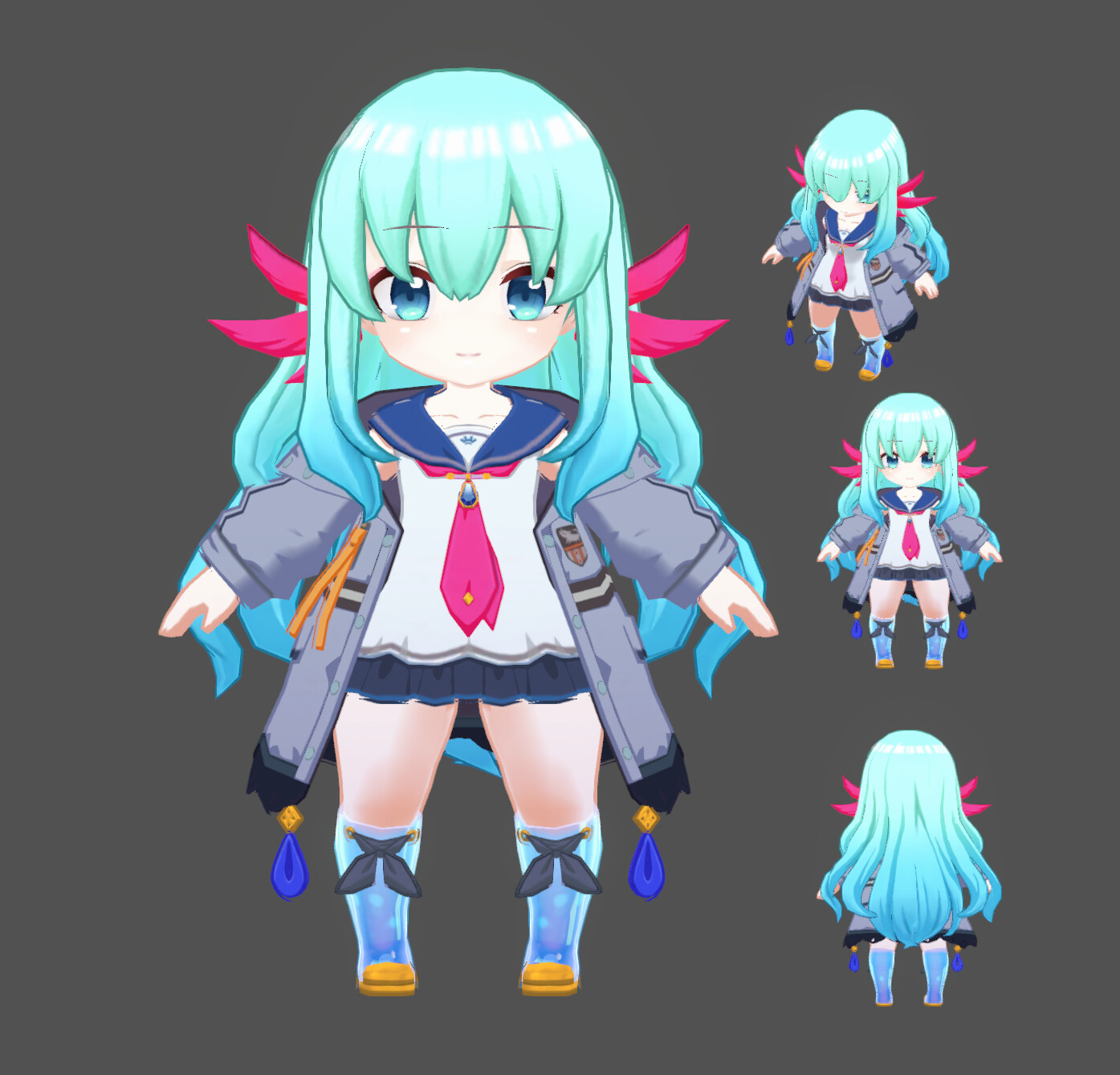 chang mu B - sd 캐릭터 모델링