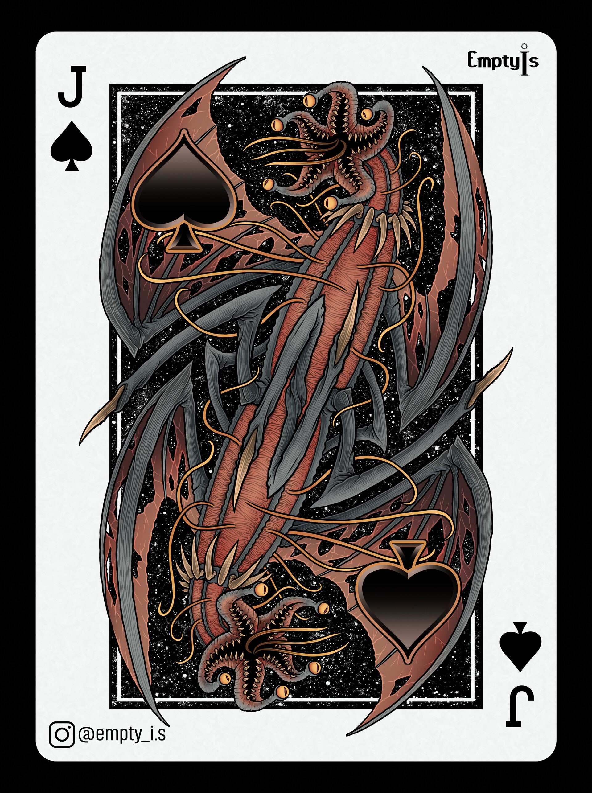 ArtStation - Elder Thing - Jack of Spades