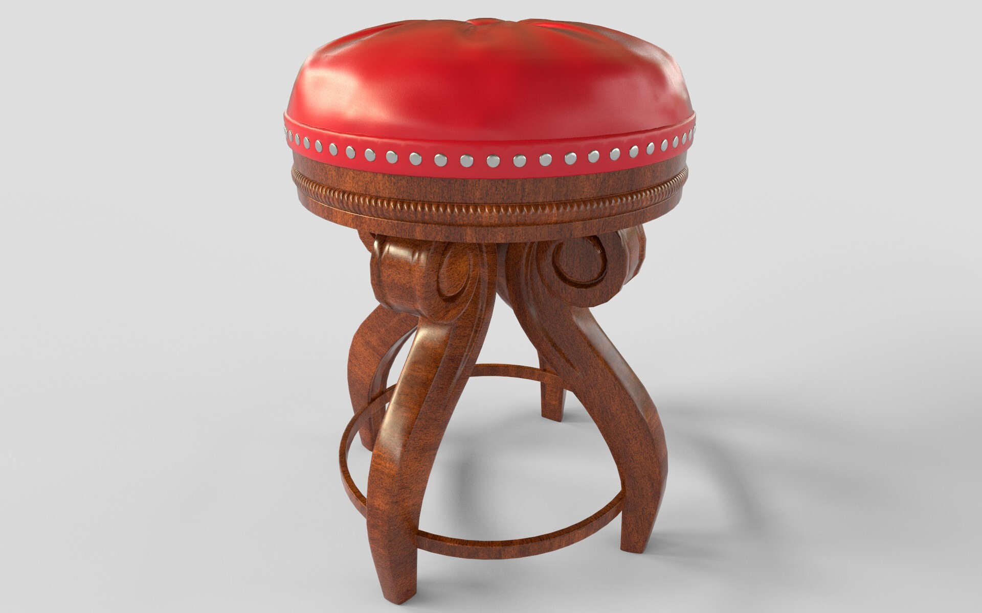 ArtStation - Leather Stool