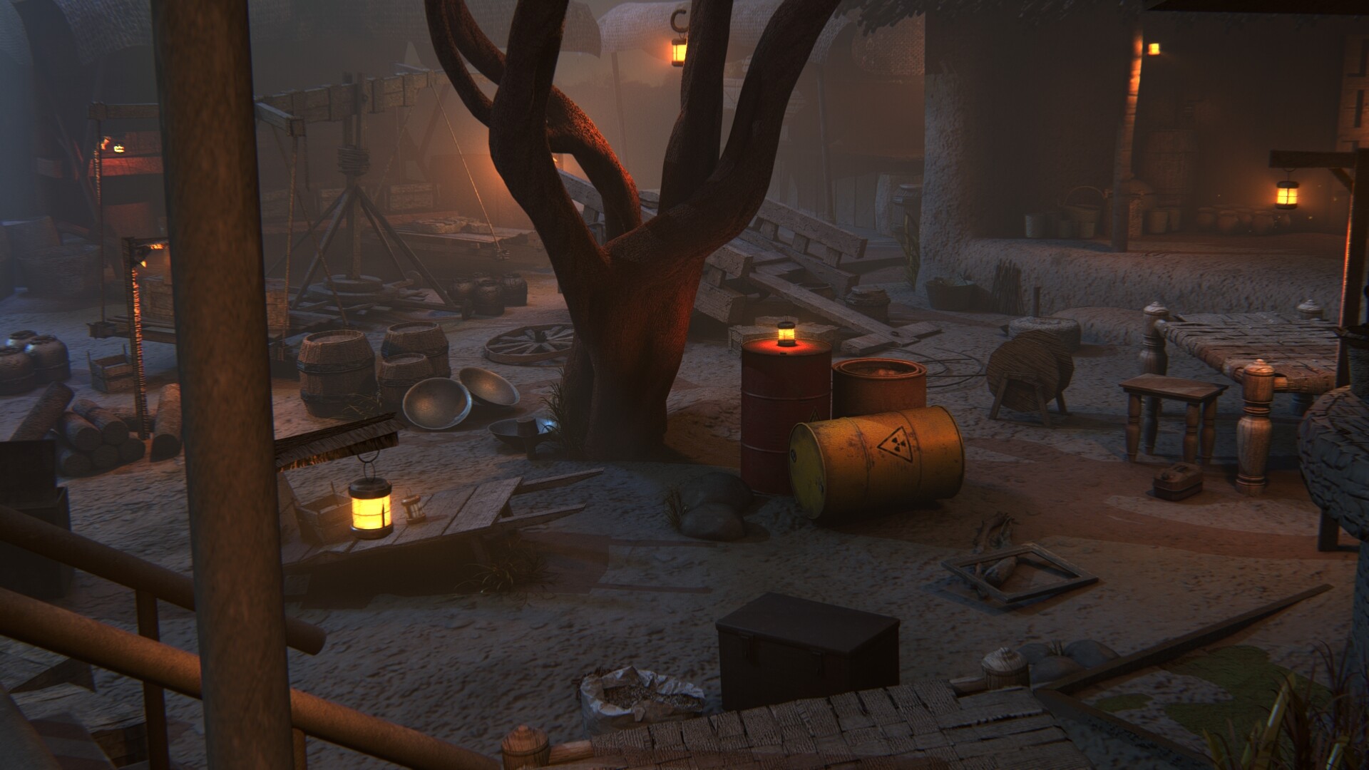 ArtStation - 3D Medieval Environment - Village