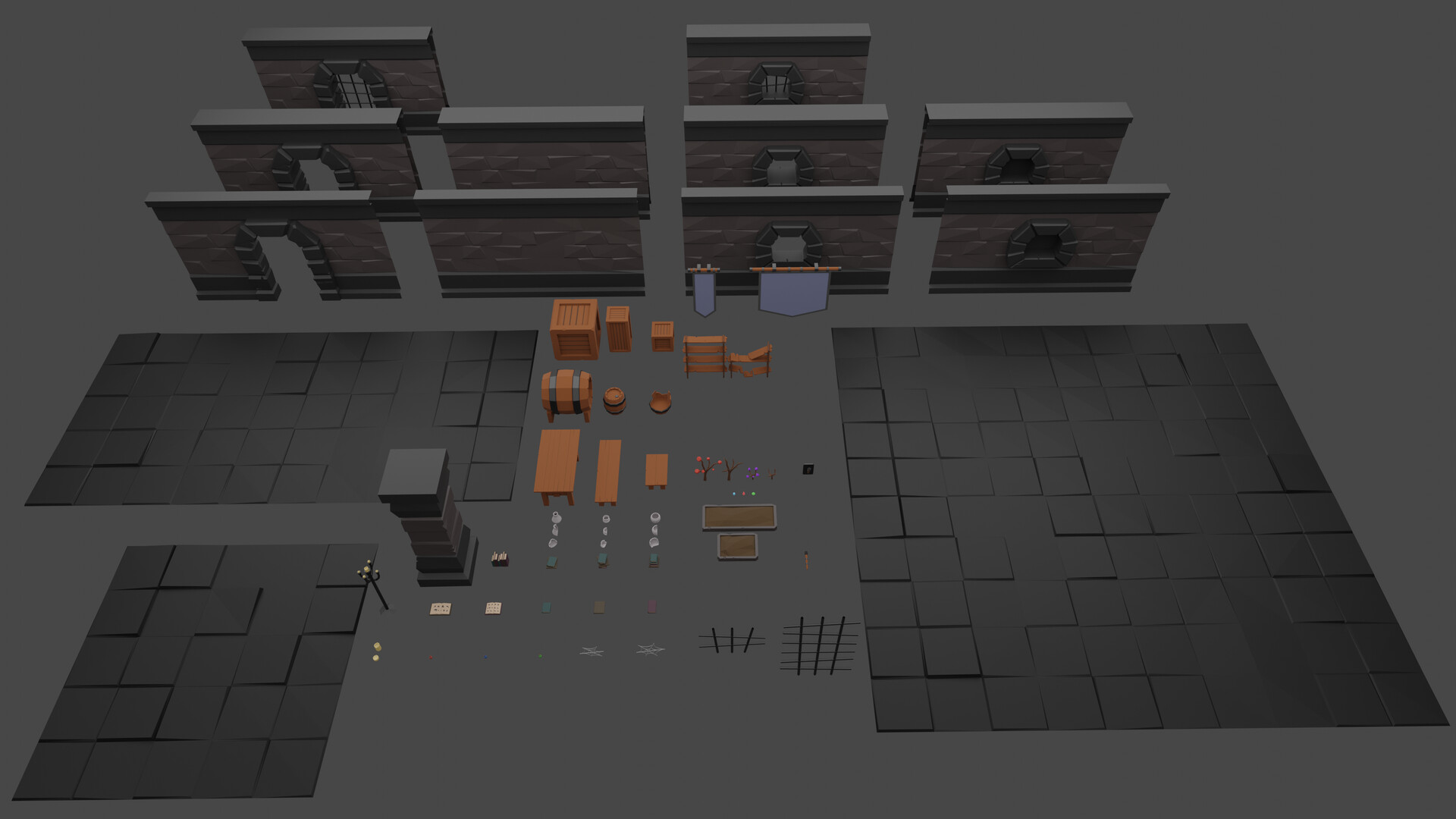 ArtStation - Low Poly Dungeon Pack