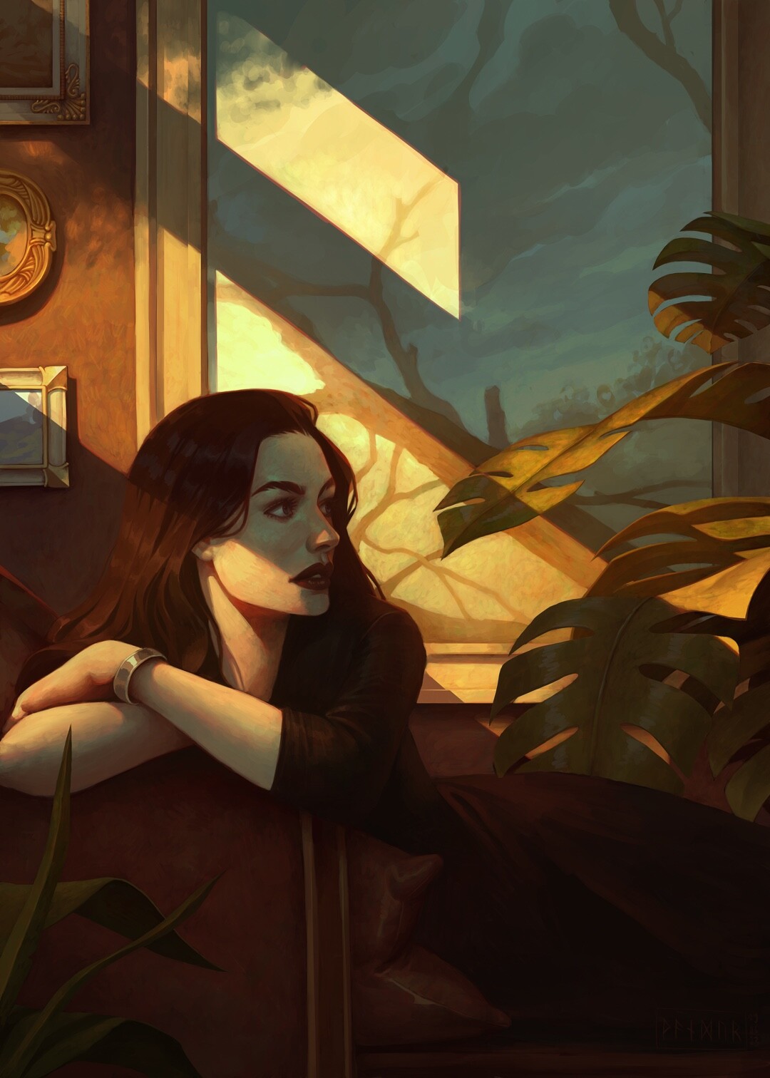 Lady On The Couch by Alexander Hodges : r/ImaginaryHumans