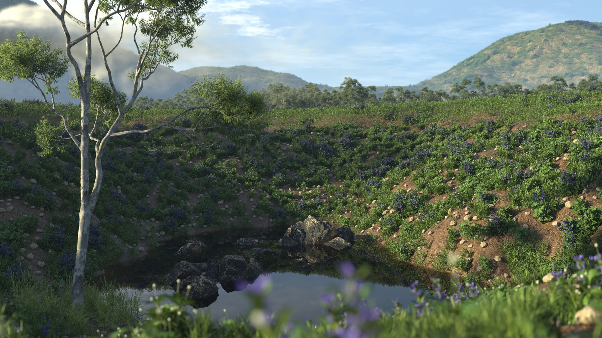 ArtStation - Pond _ Scenic CGI