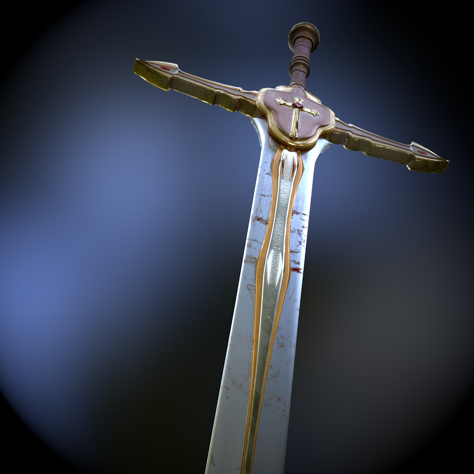 ArtStation - Priest's Sword After The Battle