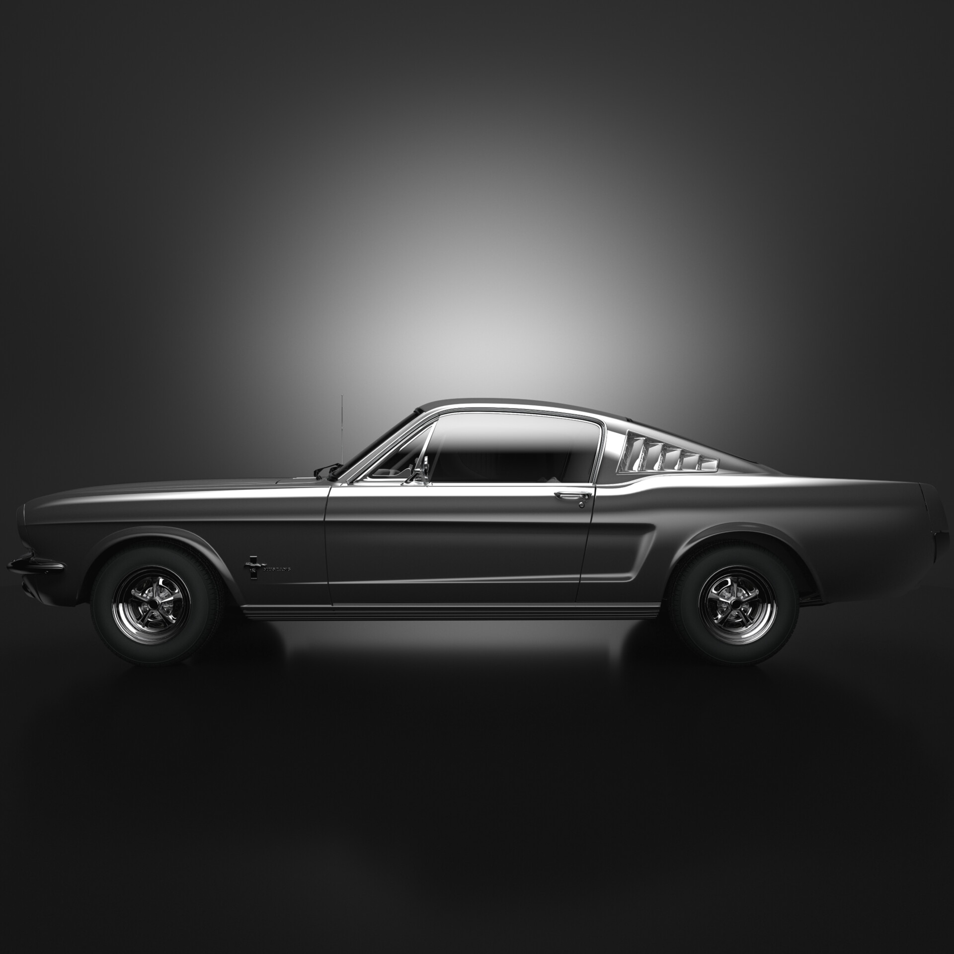 ArtStation - 1965 Ford Mustang Fastback "Eleanour"