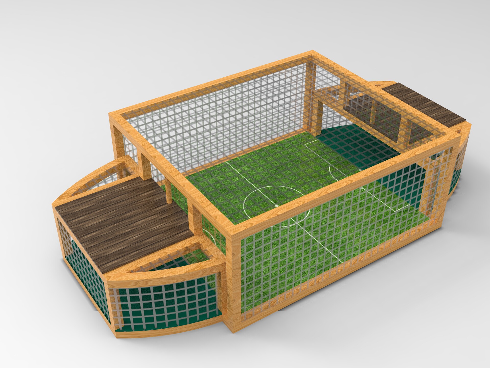 ArtStation - Modeling and Visualization of a client's idea for subsoccer