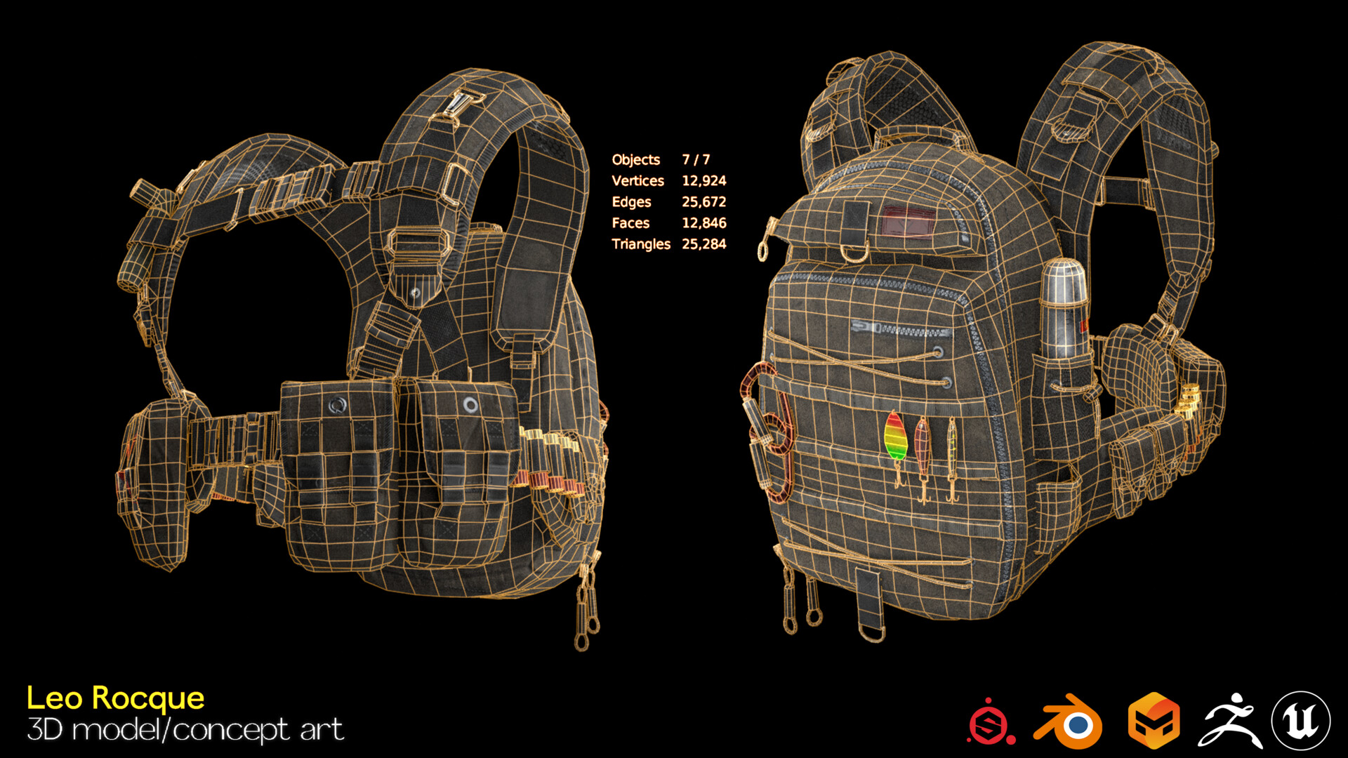 Leo Rocque - Fisherman's friend - Backpack model