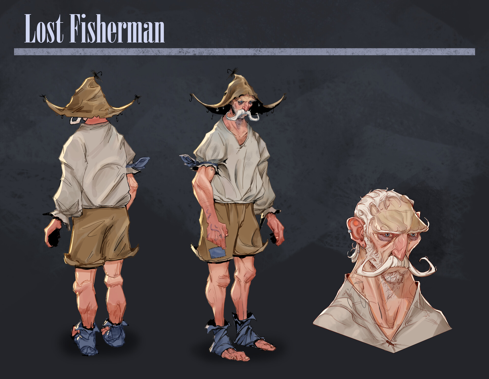 ArtStation - Lost Fisherman - Character Design