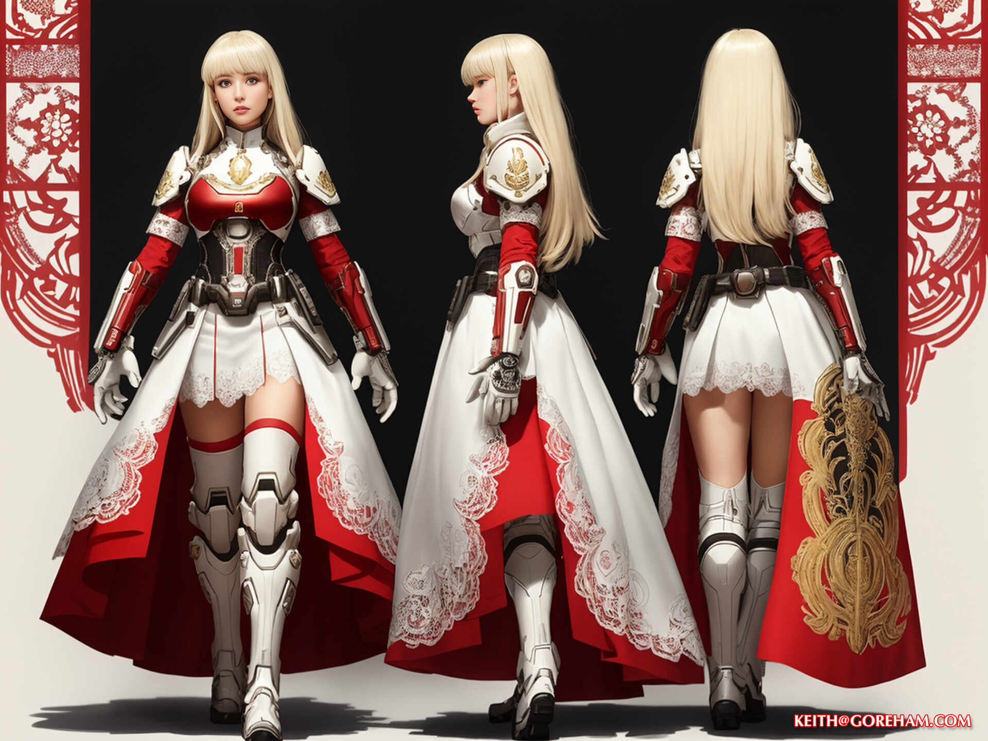 Keith Goreham - Character Turnarounds: 12 Overwatch Gagas