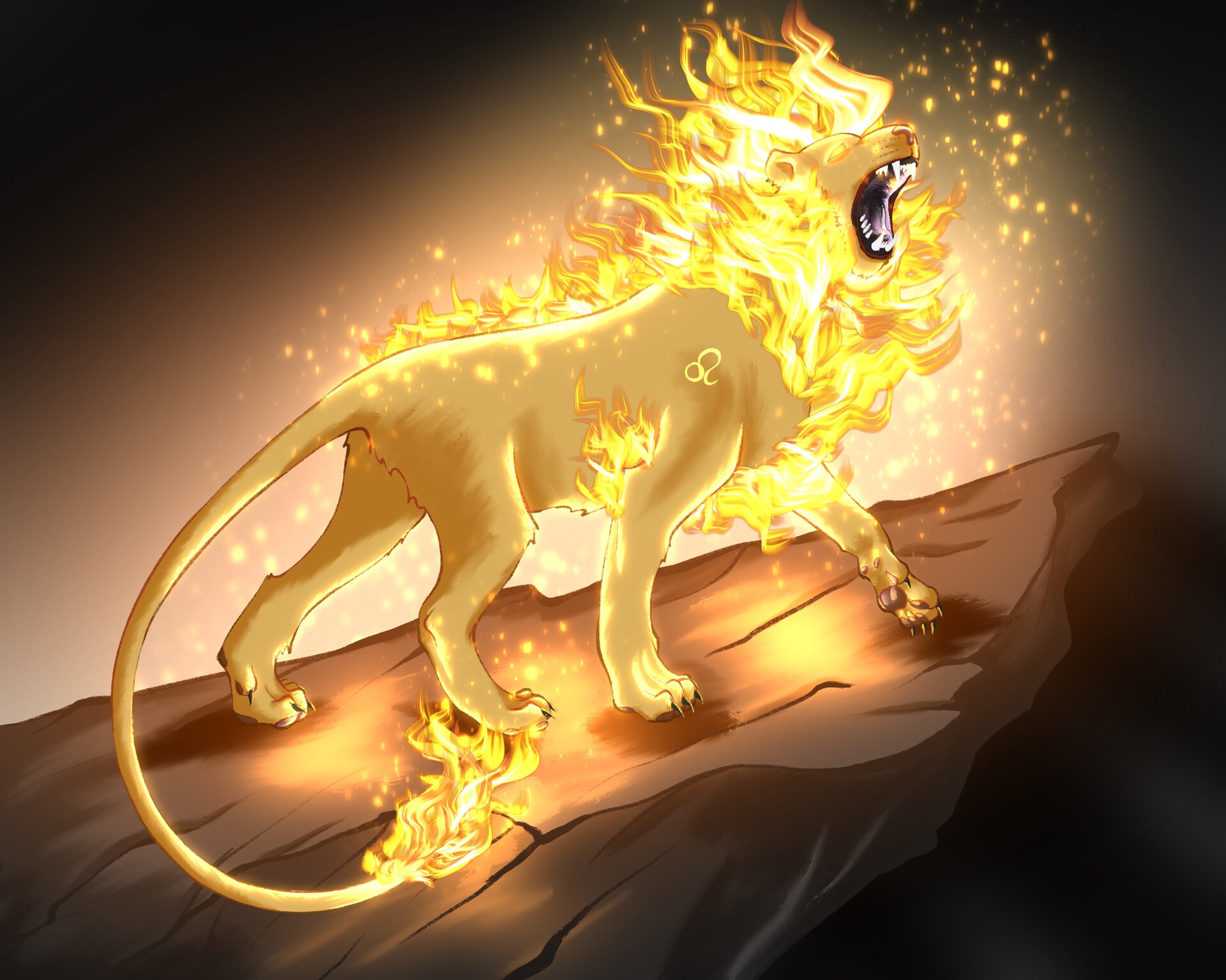 ArtStation - Fantasy Zodiacs - Leo