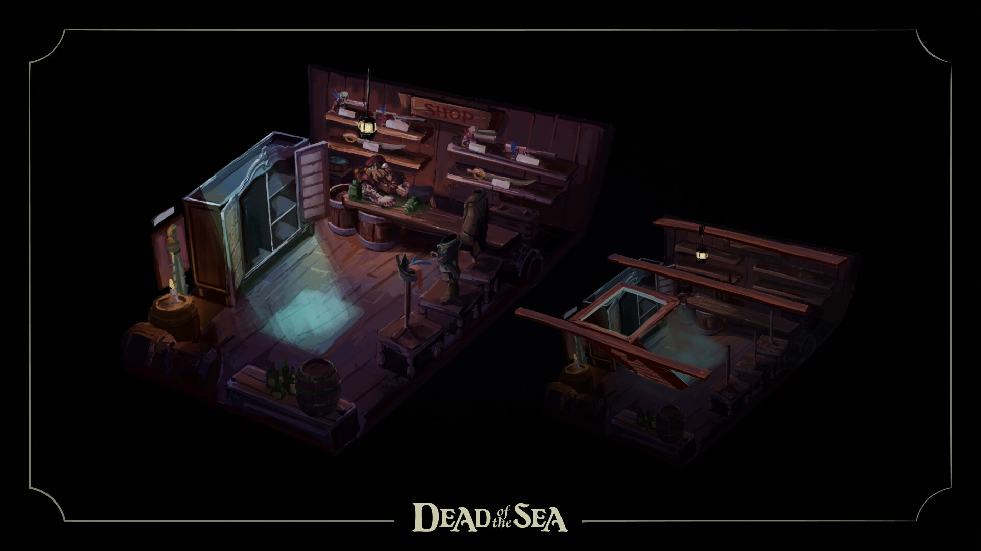 Rafael Silvério - Dead of the sea - Initial concepts