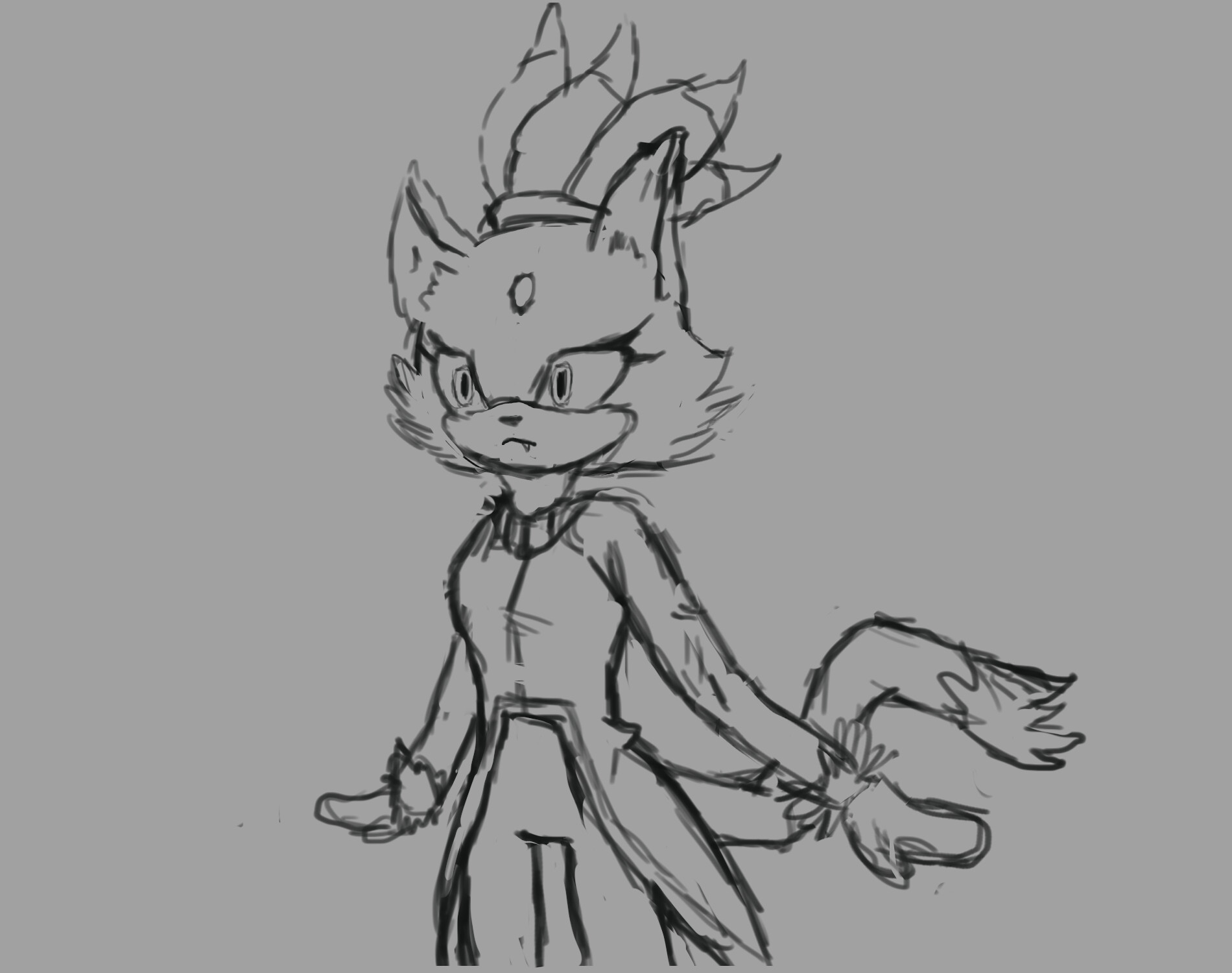 sonic blaze the cat coloring pages