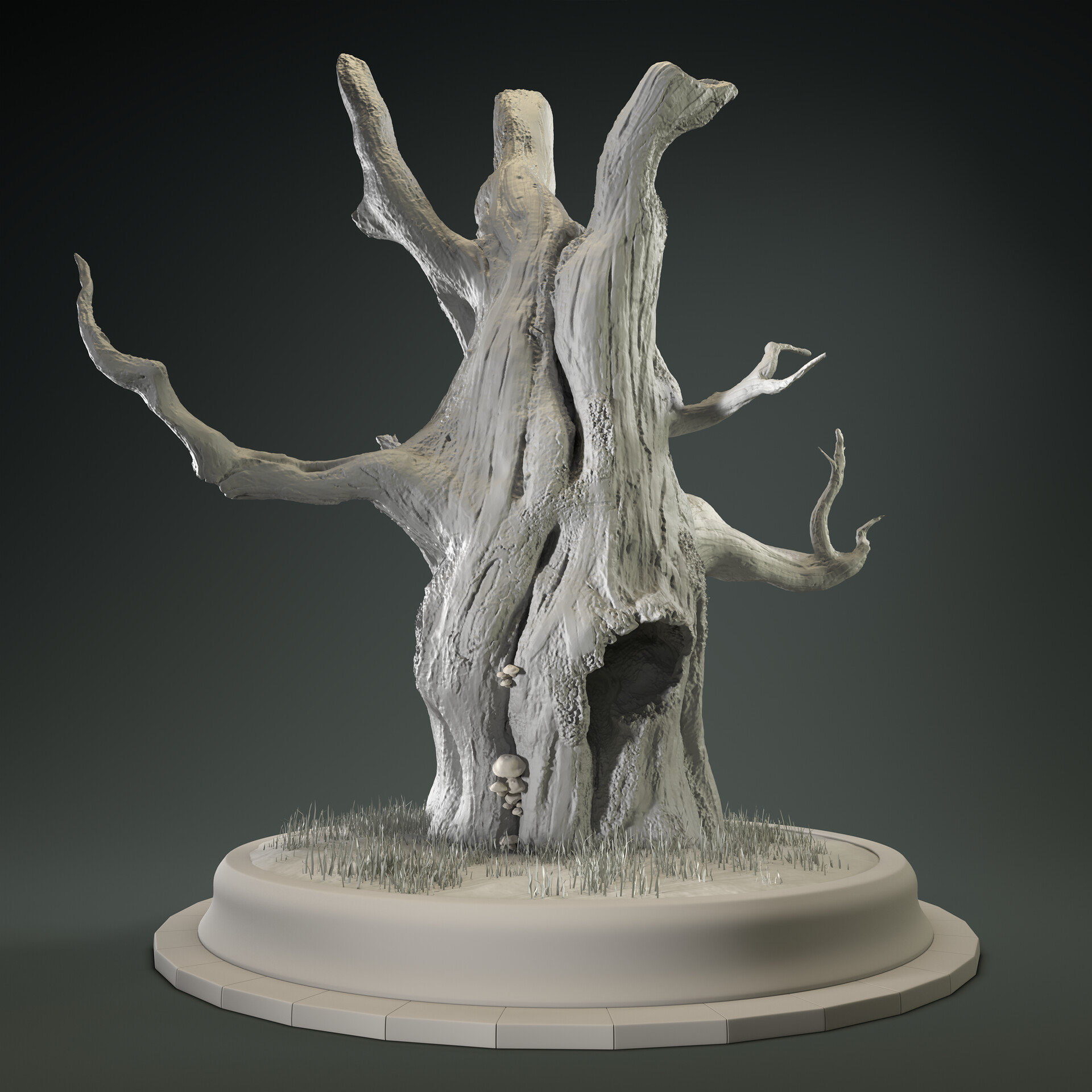 ArtStation - Old Tree Trunk