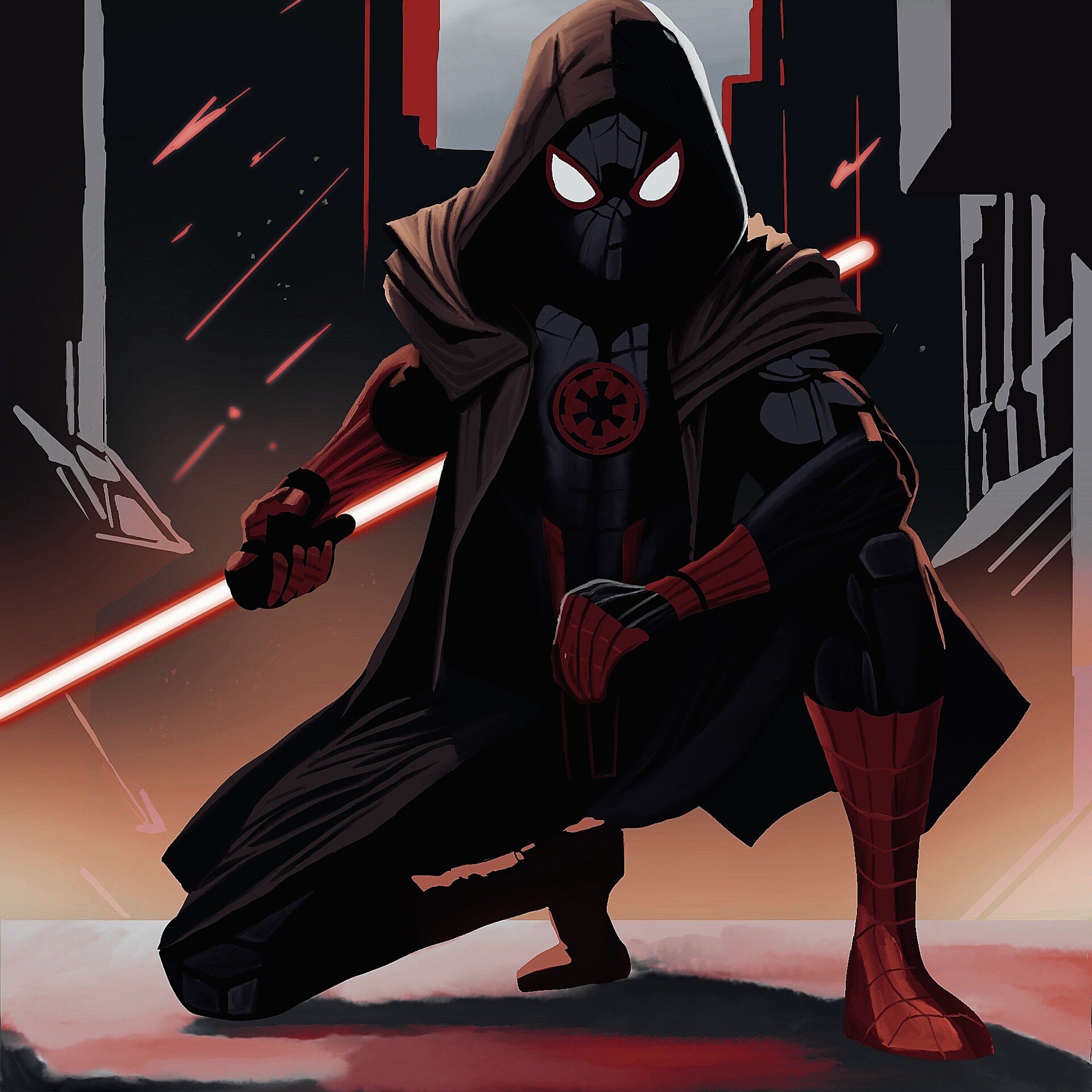 ArtStation - Spider-Man, Dark Lord of the Sith