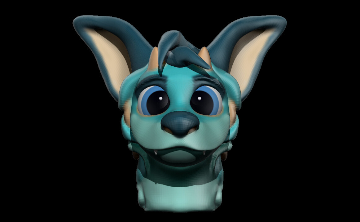 ArtStation - Dog Head