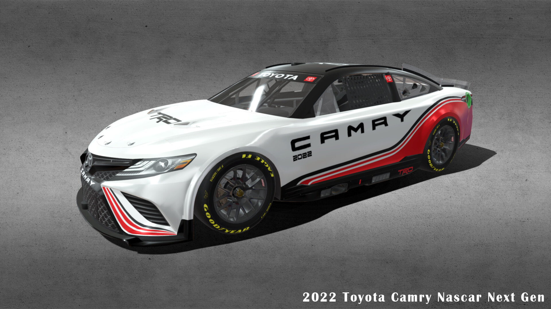 ArtStation - 2022 Toyota Camry Nascar Next Gen low poly