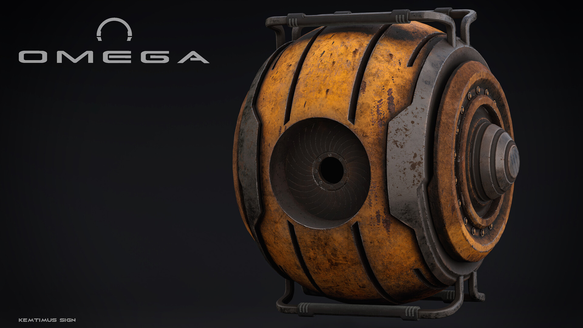 ArtStation - OMEGA Drone - Game Asset