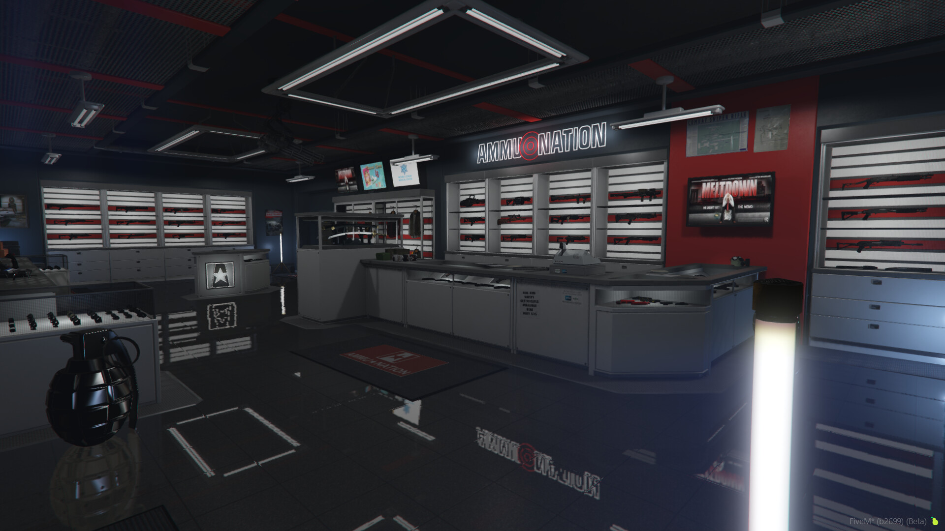 ArtStation - Ammunation Interior For FiveM Roleplay Servers