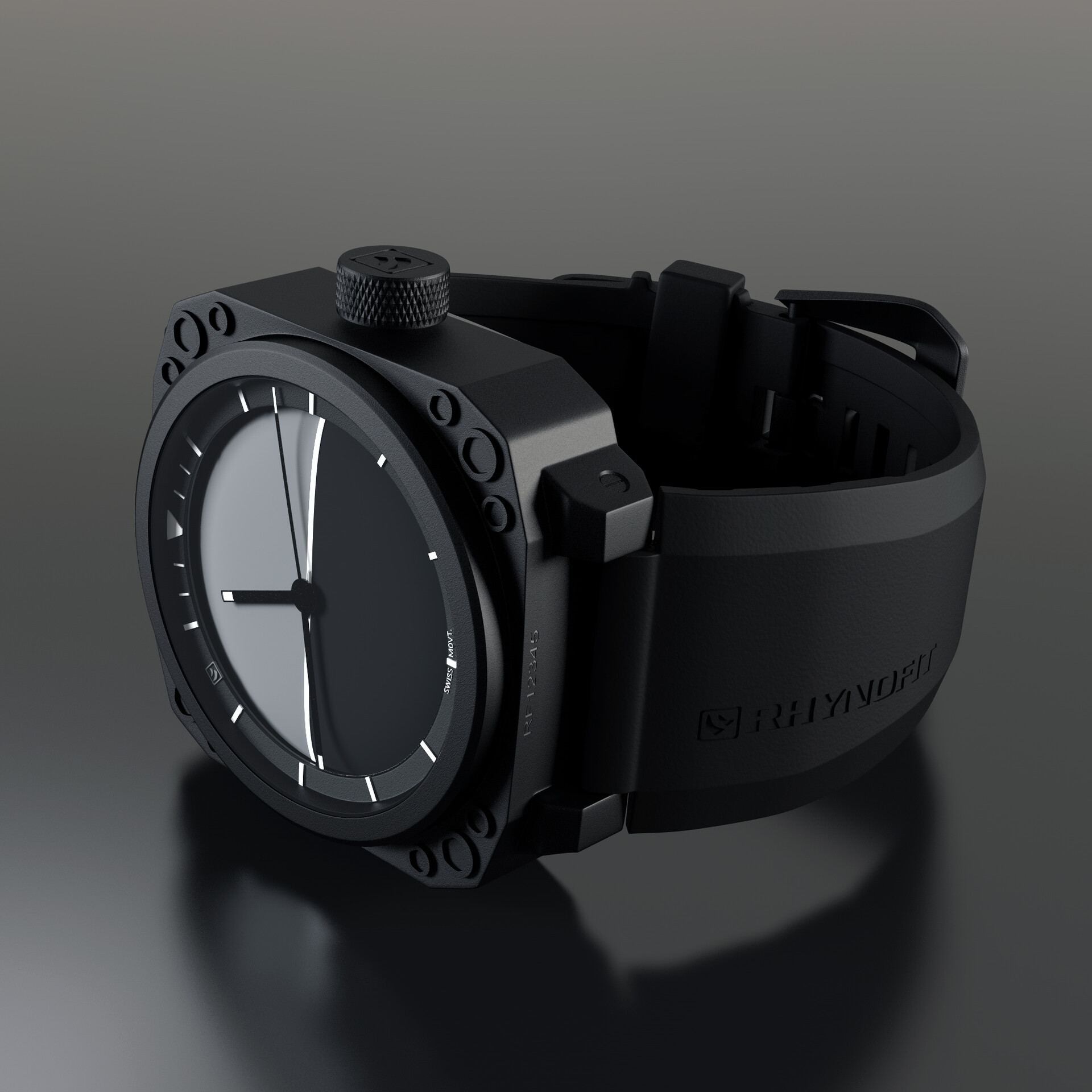 Aleksandar Stojanovic - Military watch - Design and Rendering