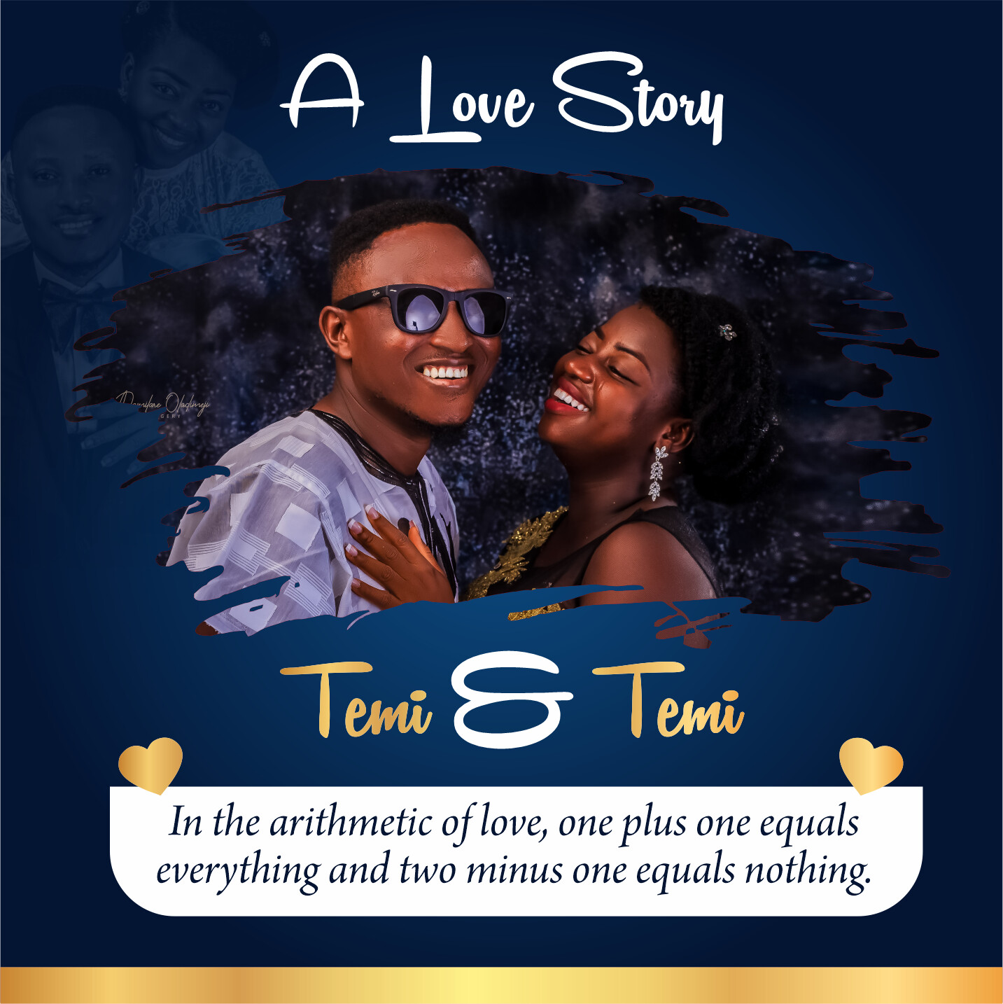 Adeoye Oyedele - wedding artwork.