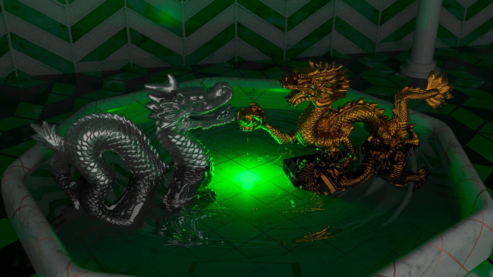 ArtStation - Jade Dragons