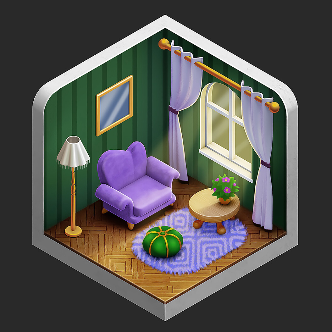 ArtStation - Cartoon room