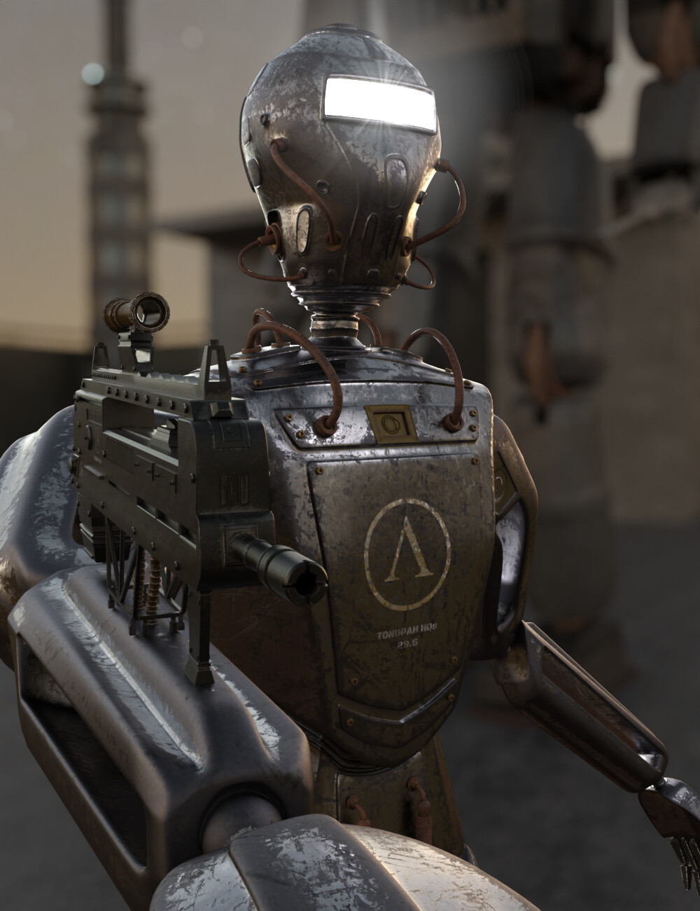 ArtStation - Hyperon Robot - Blue Angel