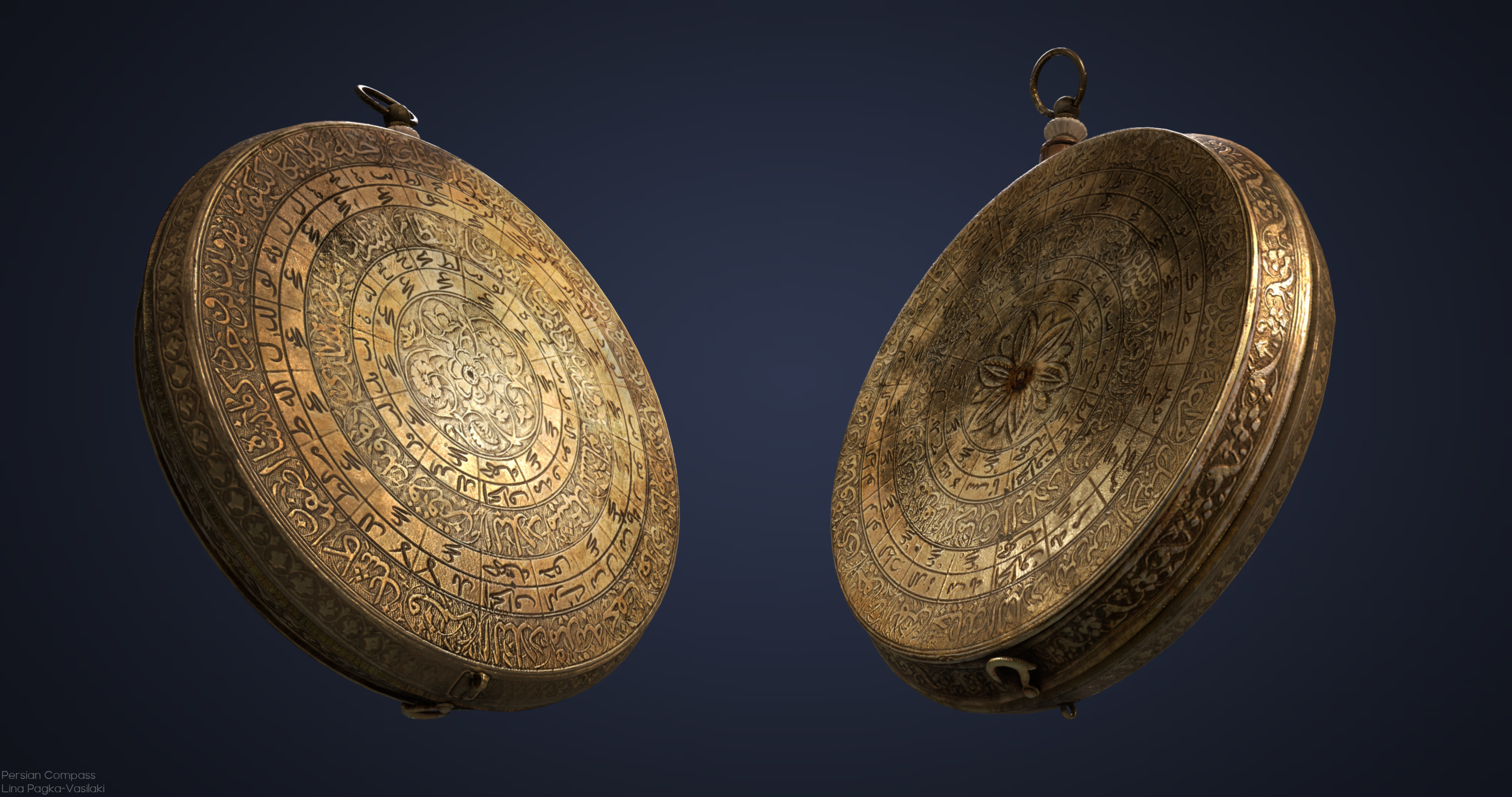 Lina Pagka Vasilaki - Hero Prop: Persian Compass/Qibla